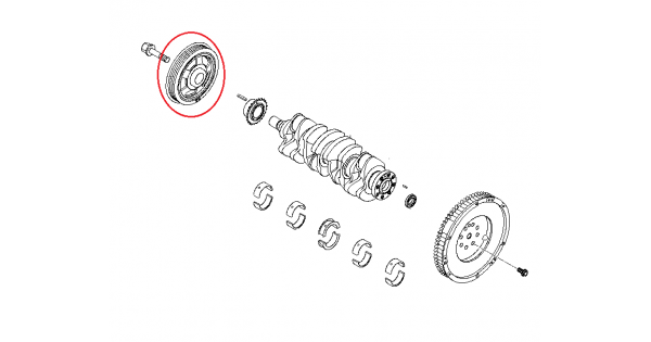 Hyundai / Kia - Pulley-Damper [231242A804]