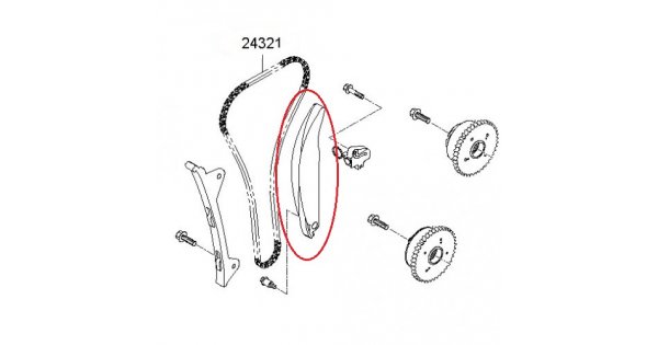 Hyundai / Kia - Arm-Tensioner [244202E200]