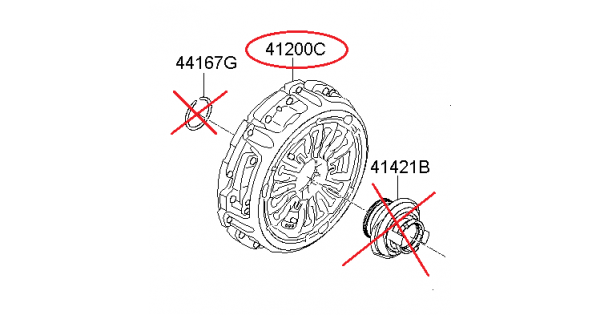 Veloster - Double Clutch-Set [412002A000]