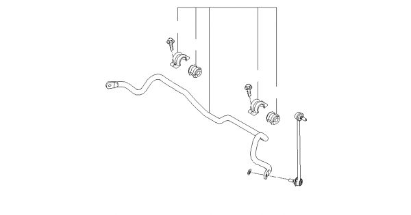 Santa Fe - Bar Assy-Front Stabilizer [548102W000]