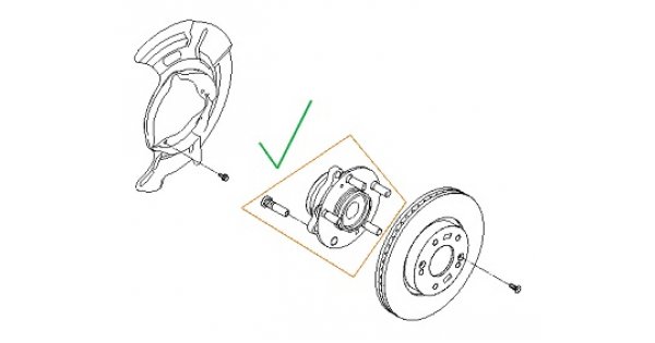 Hyundai - Hub Assy-Front Wheel [51750F0000]
