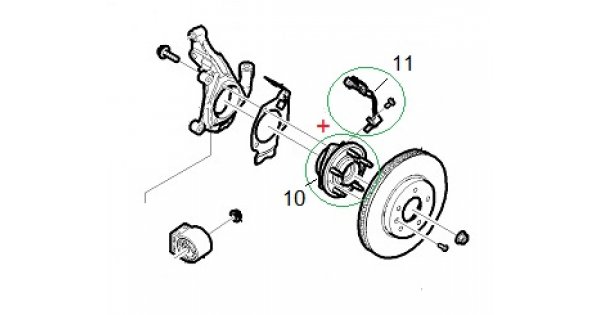 GM / Daewoo - Bearing Front Wheel [96626339]