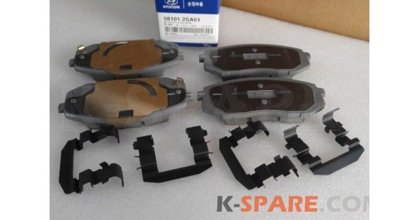 HYUNDAI - PAD KIT-FRONT DISC BRAKE [581012SA51]