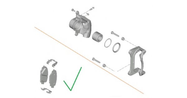 GV70 - Pad Kit Front Disc Brake [58101ARA00]