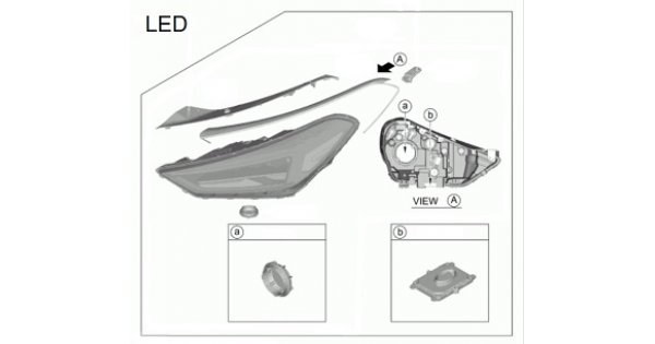 Tucson TL - Lamp Assy-Head LH [92101D3700]