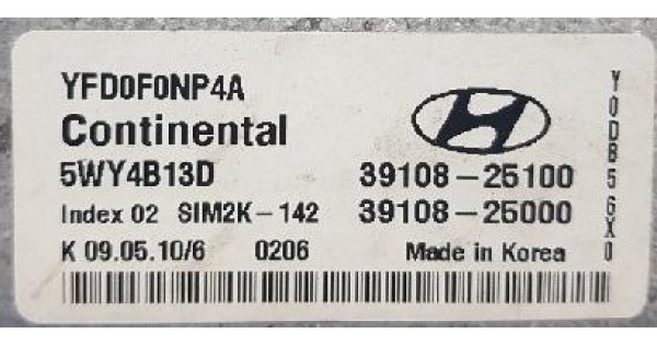 Hyundai YF Sonata - USED ECU [3910825000]