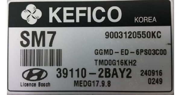 Hyundai Avante MD - USED ECU [391102BAY2]