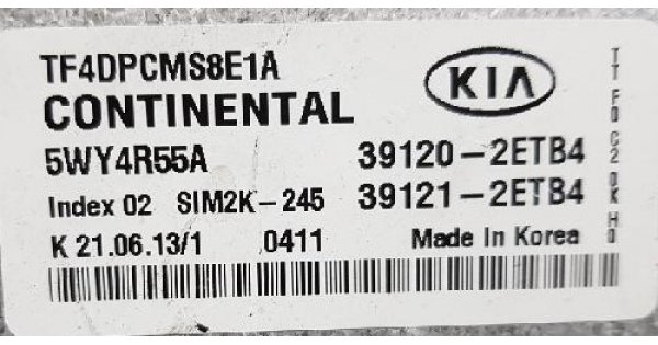 New K5 - Used ECU [391202ETB4]