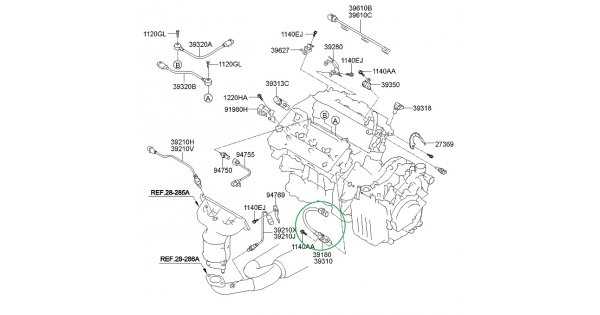 Hyundai / Kia - Sensor-Camshaft Position [393183C500]