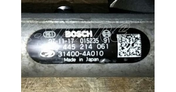Hyundai Porter II - USED RAIL ASSY-FUEL [314004A010]