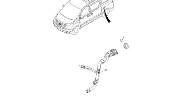 Hyundai / Kia - Cap Assy-Fuel Filler [310103J000]