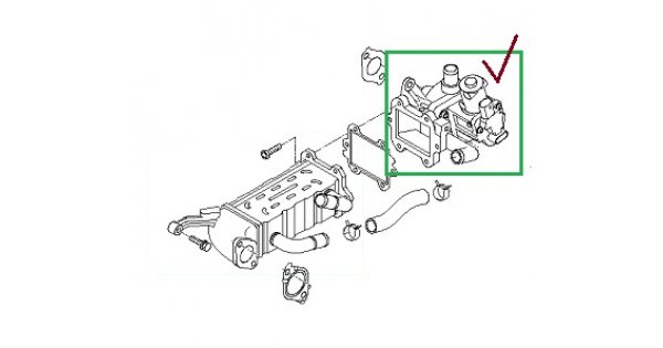 Hyundai / Kia - Valve Assy-EGR [284104A850]