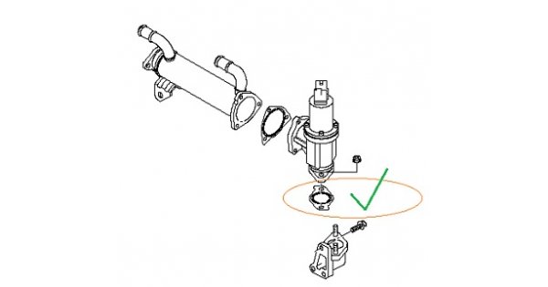 Hyundai / Kia - Gasket-Electric EGR [2843027410]
