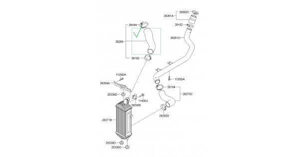 Hyundai / Kia - Bracket-I/Cooler MTG [282592A770]
