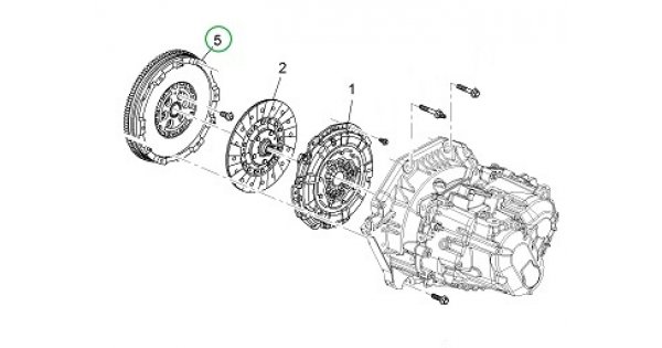 GM - FLYWHEEL [96899520]