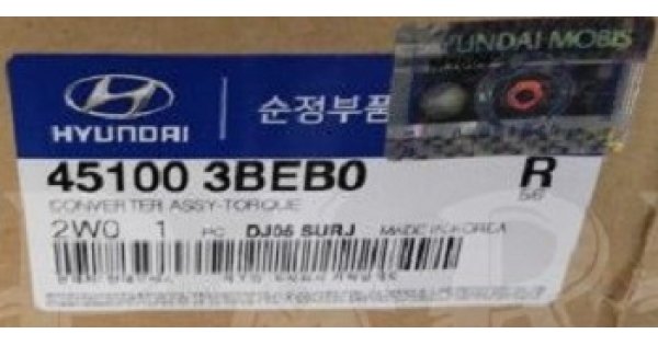 HYUNDAI - CONVERTER ASSY-TORQUE [451003BEB0]
