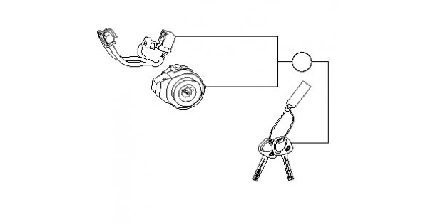 Tucson TL - Key Sub Set-Steering Lock [81900D3E00]